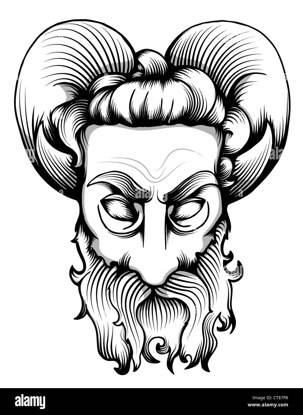 isolated monster head Stock Photo - Alamy