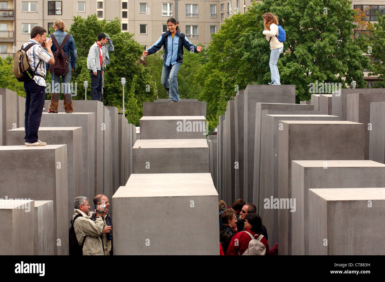Berlin Memorial for the Murdered Jews of Europe Stock Photo - Alamy