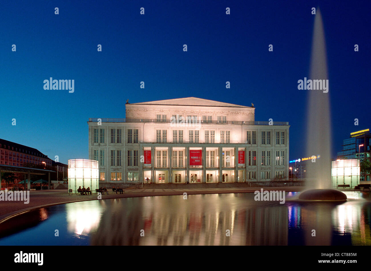 Leipzig Opera House Augustusplatz Stock Photo - Alamy