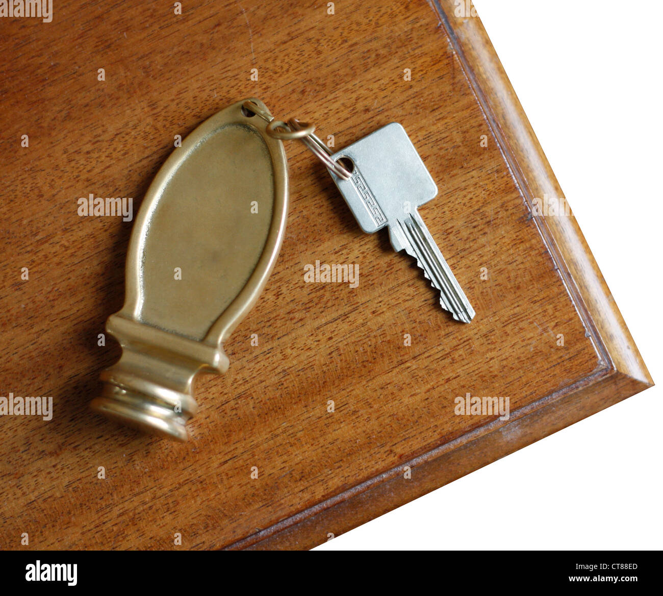 A hotel key on a table Stock Photo - Alamy