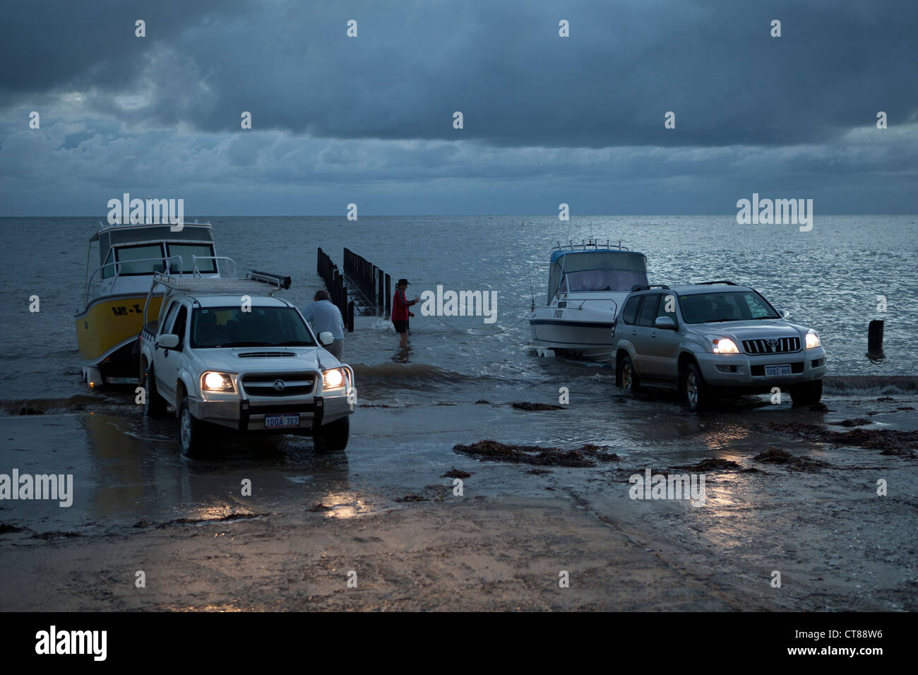 Quindalup, Dunsborough, Western Australia, jetty Stock Photo - Alamy