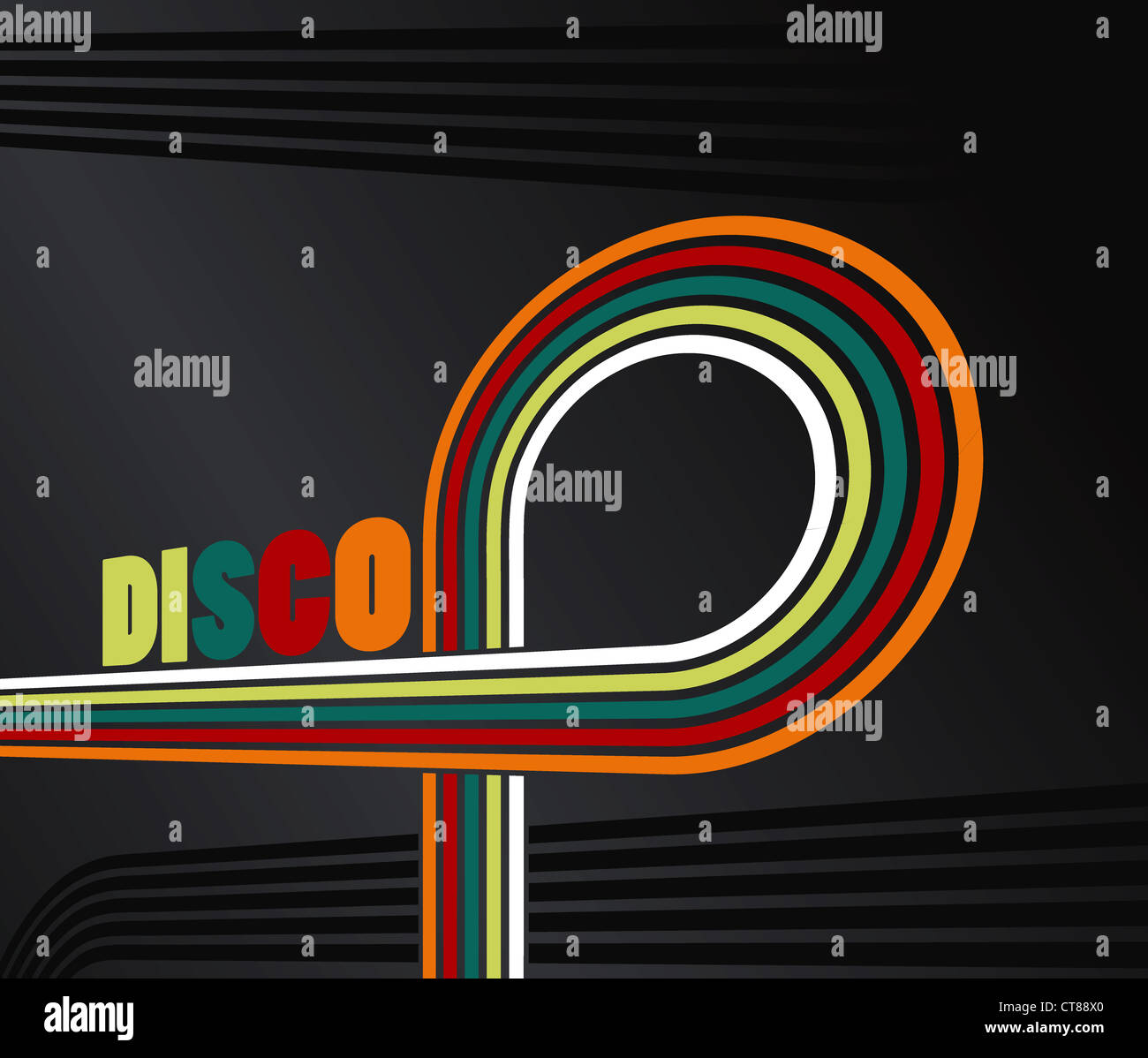 disco background with rainbow Stock Photo - Alamy