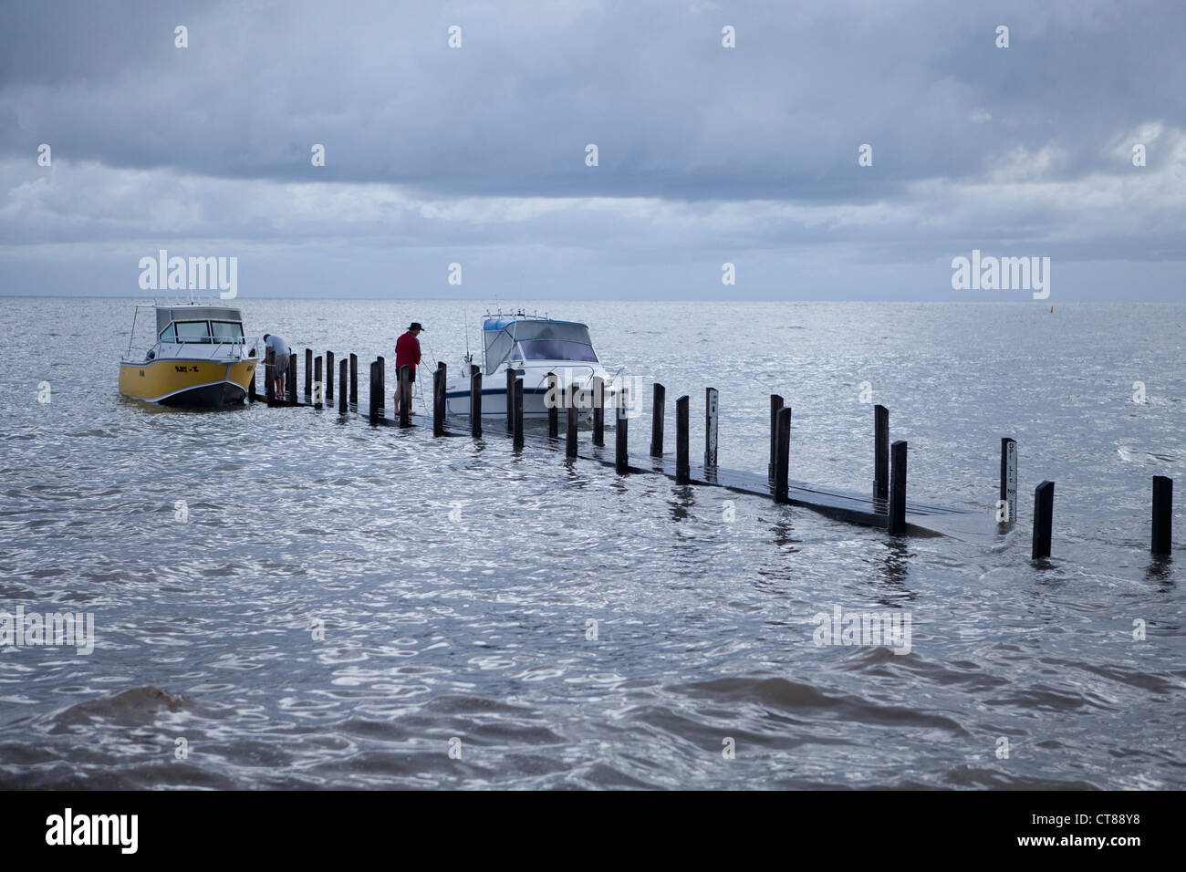 Quindalup, Dunsborough, Western Australia, jetty Stock Photo - Alamy