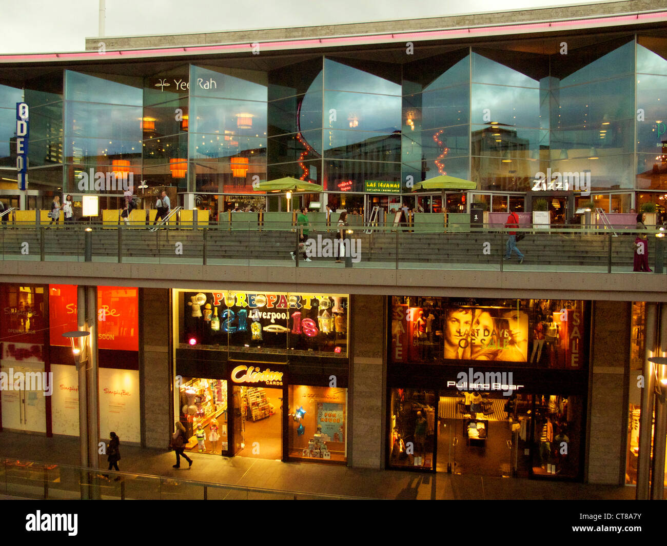 Liverpool One shopping Centre, September 2011 Stock Photo - Alamy