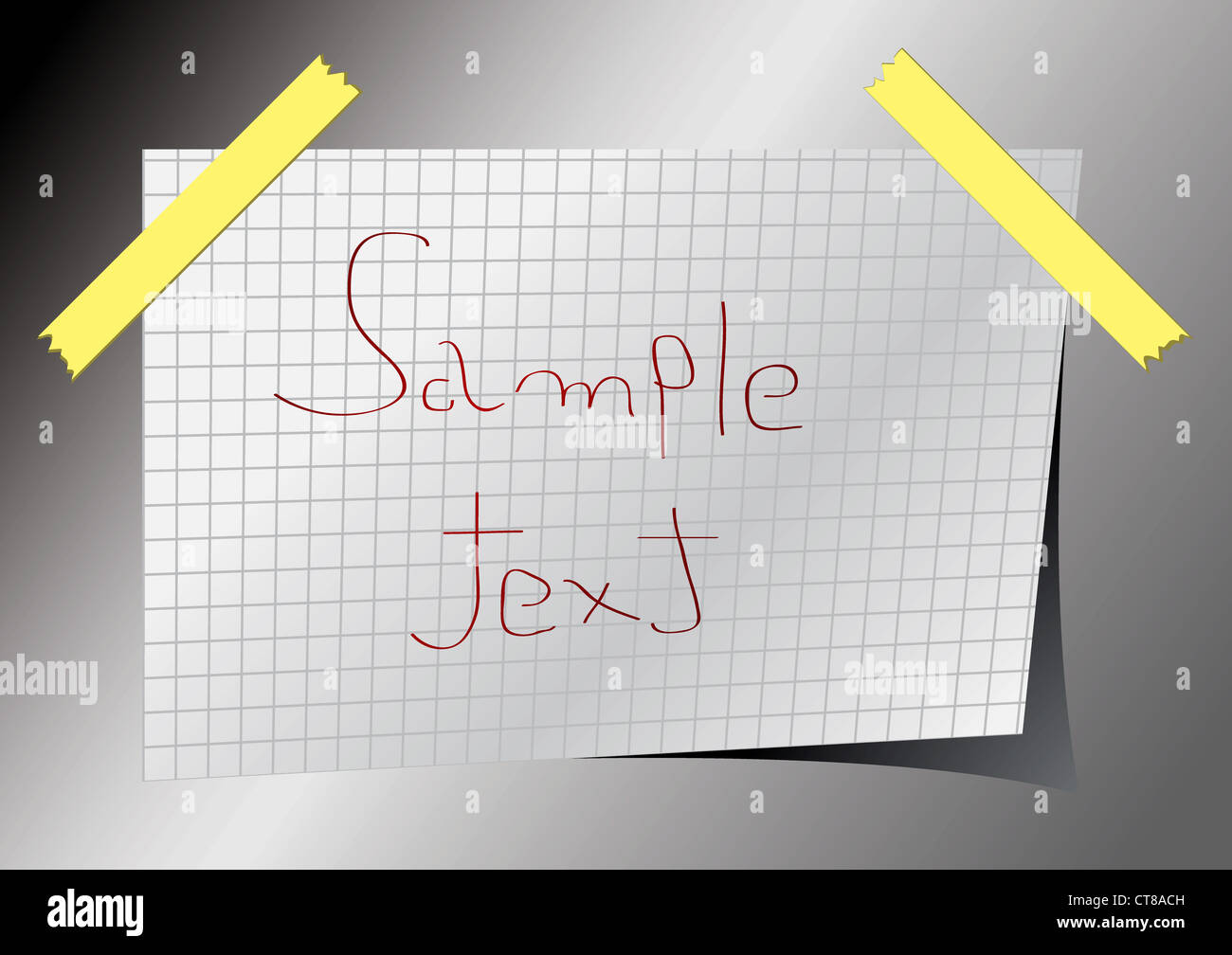 vector reminder note Stock Photo - Alamy