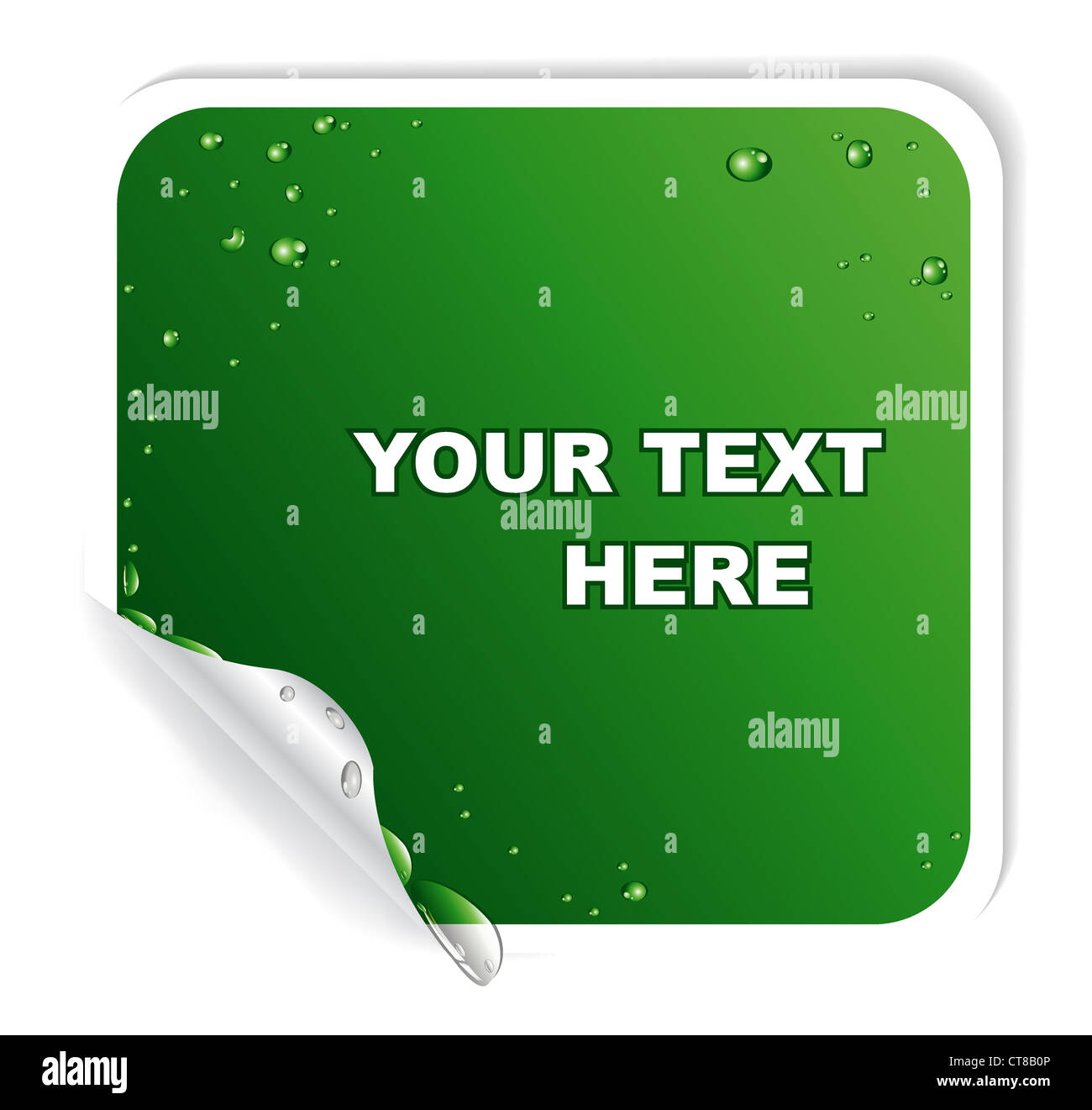 vector environmental sticker Stock Photo - Alamy