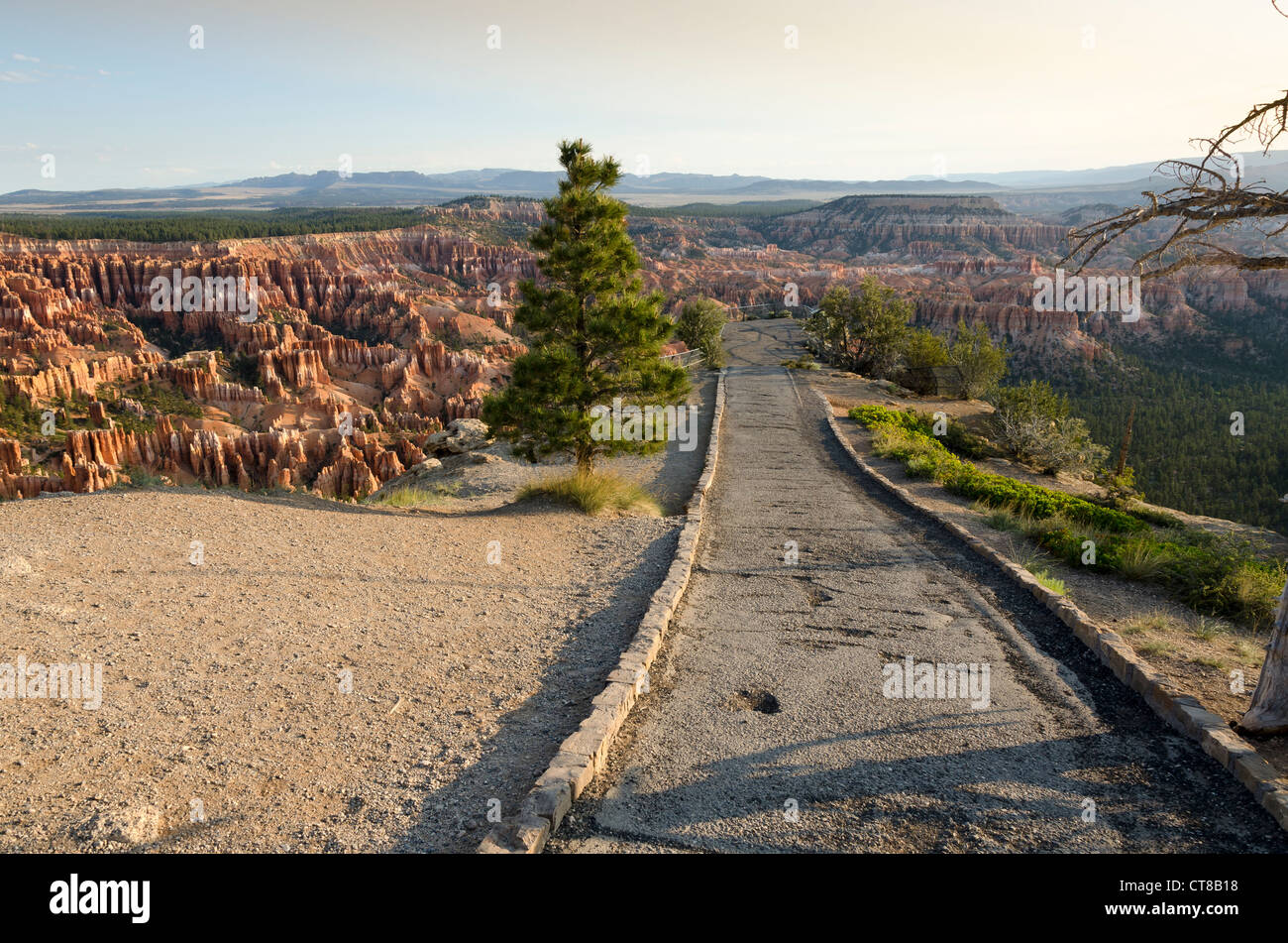 Bryce Canyon National Park seen from Bryce Point in Utah in America ...