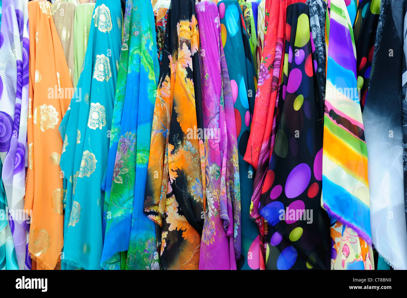 Ladies' dress material, Muttrah Souk, Muscat, Oman Stock Photo - Alamy