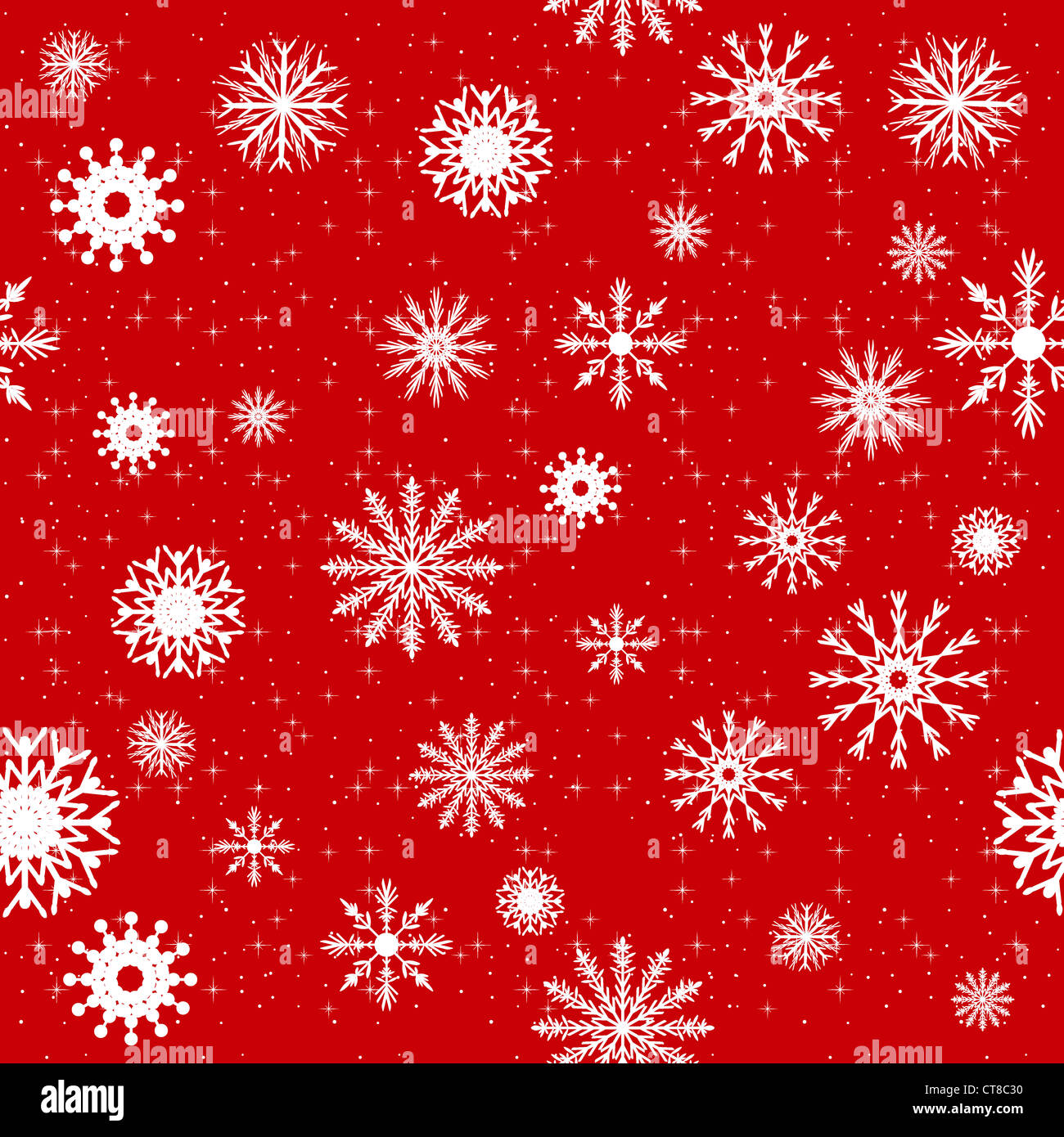 seamless snowflake background Stock Photo - Alamy
