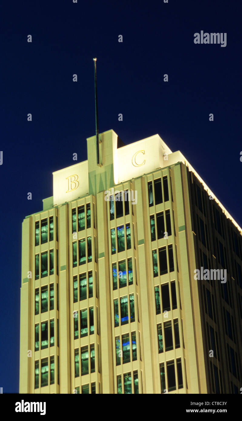 Beisheim Center in the Blue Hour Stock Photo - Alamy