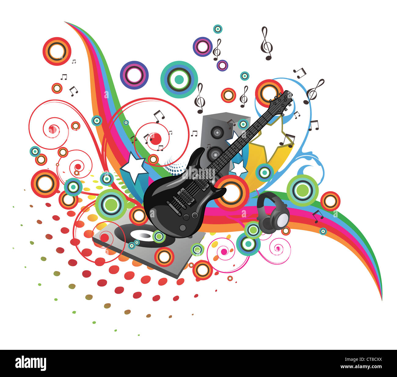 abstract music background Stock Photo - Alamy