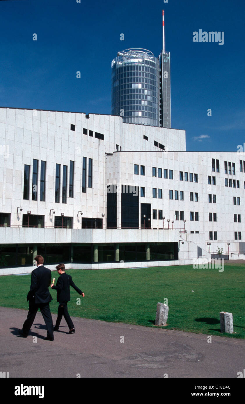 Food, Cityscape with Aalto Theater and RWE headquarters Stock Photo - Alamy