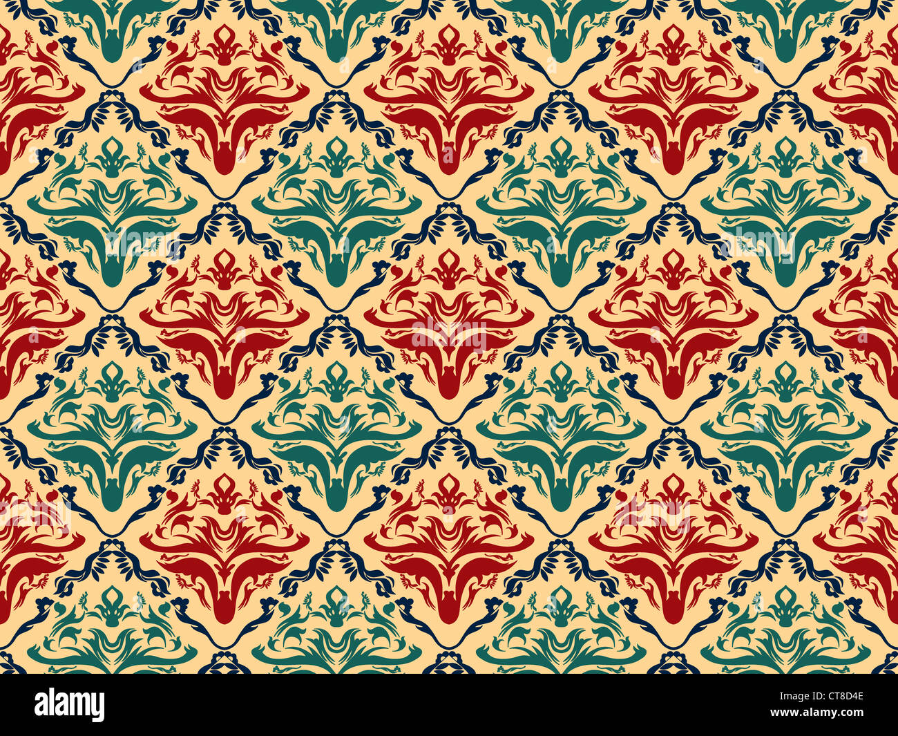 retro seamless background Stock Photo - Alamy