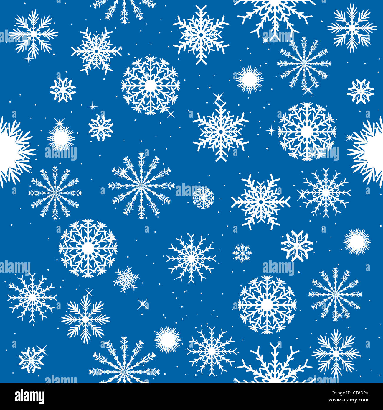 seamless snowflake background Stock Photo - Alamy