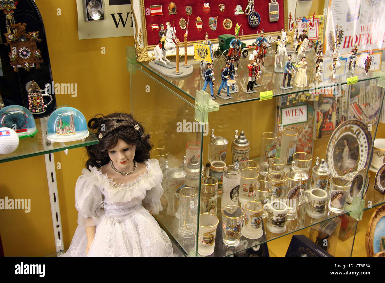 Vienna, window display Stock Photo - Alamy