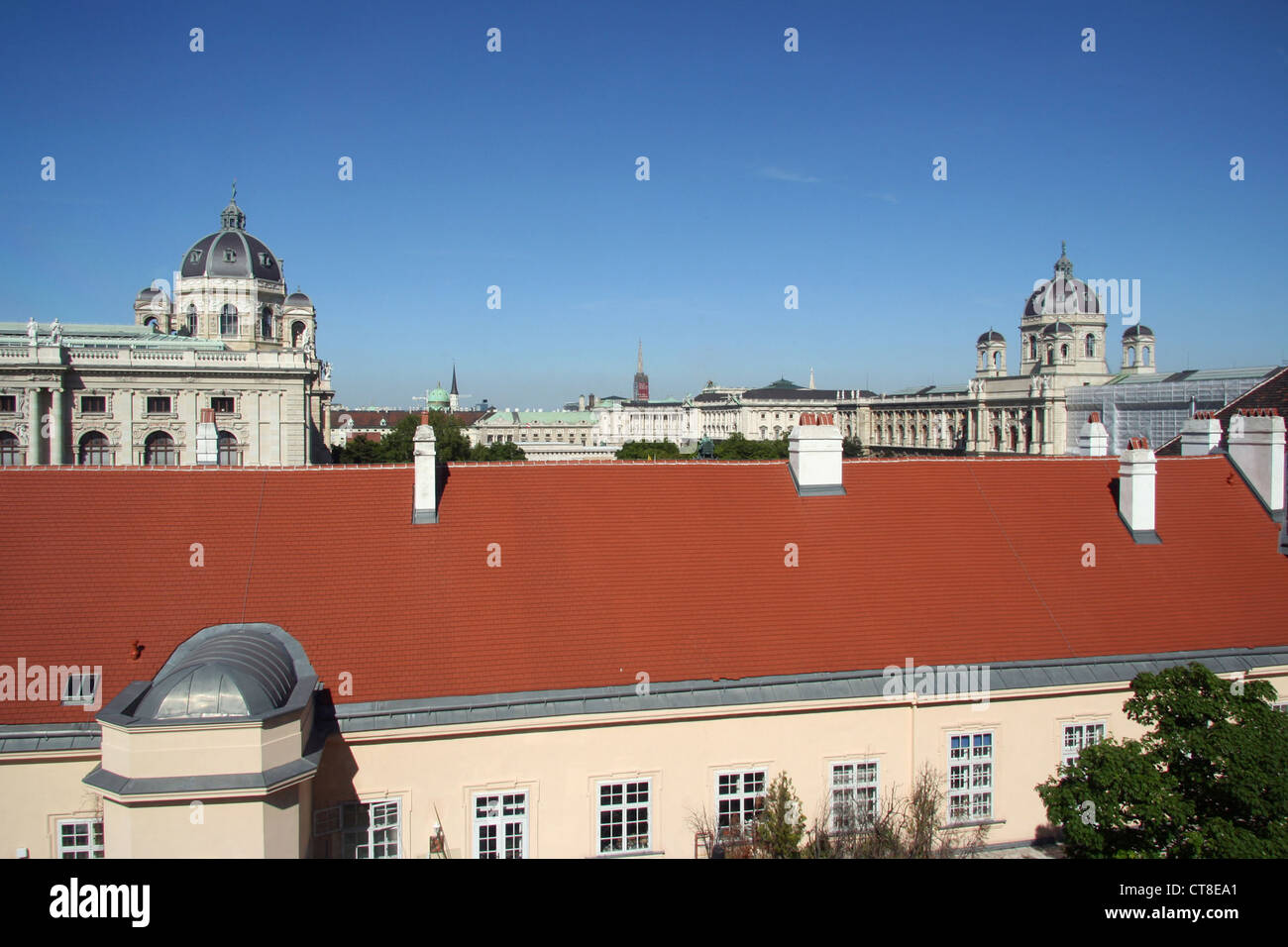 Vienna, view over the skyline of Vienna Stock Photo - Alamy