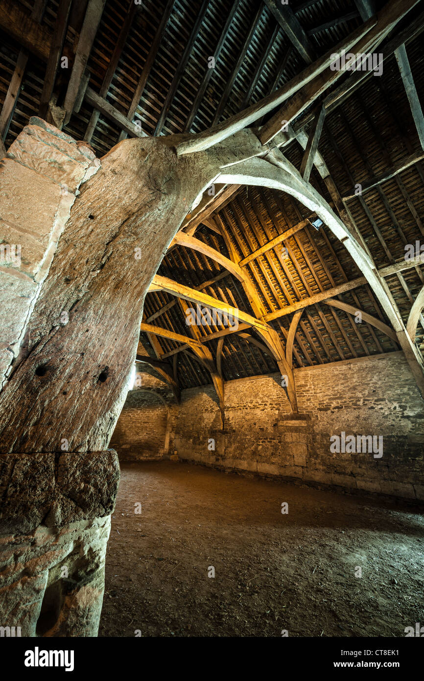 The Tithe Barn Stock Photo - Alamy