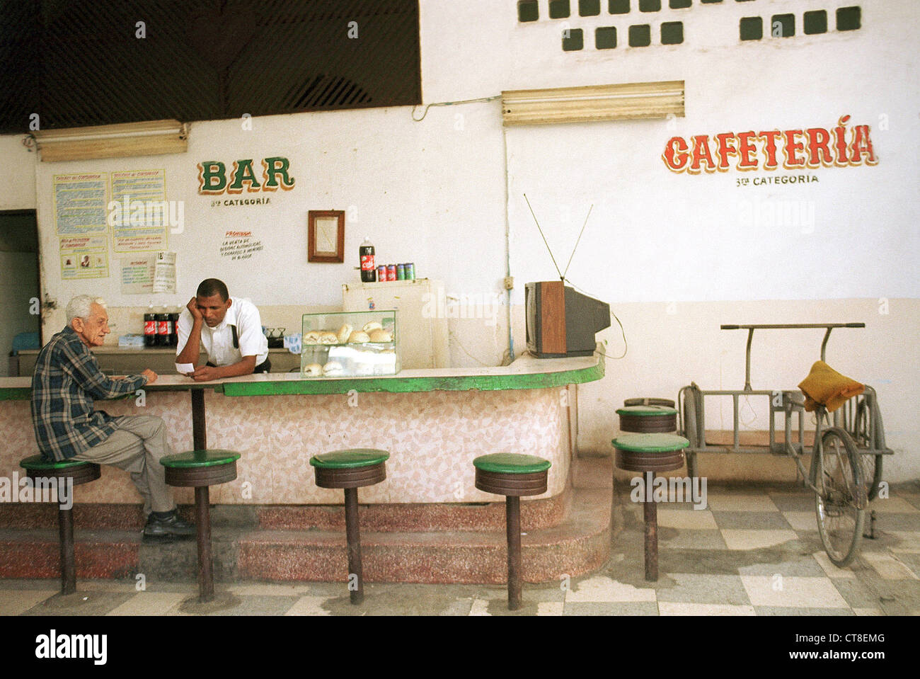 Cuba in havana city cafeteria hi-res stock photography and images - Alamy
