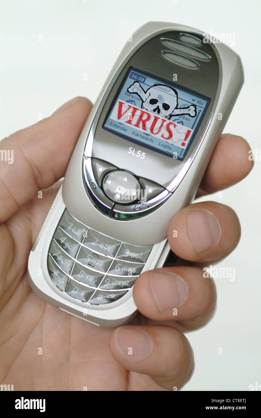 Viruses on Mobile Stock Photo - Alamy