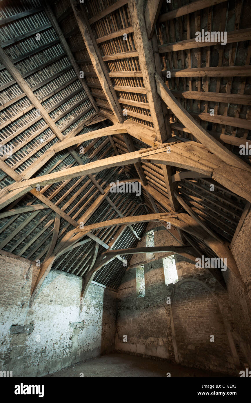 The Tithe Barn Stock Photo - Alamy