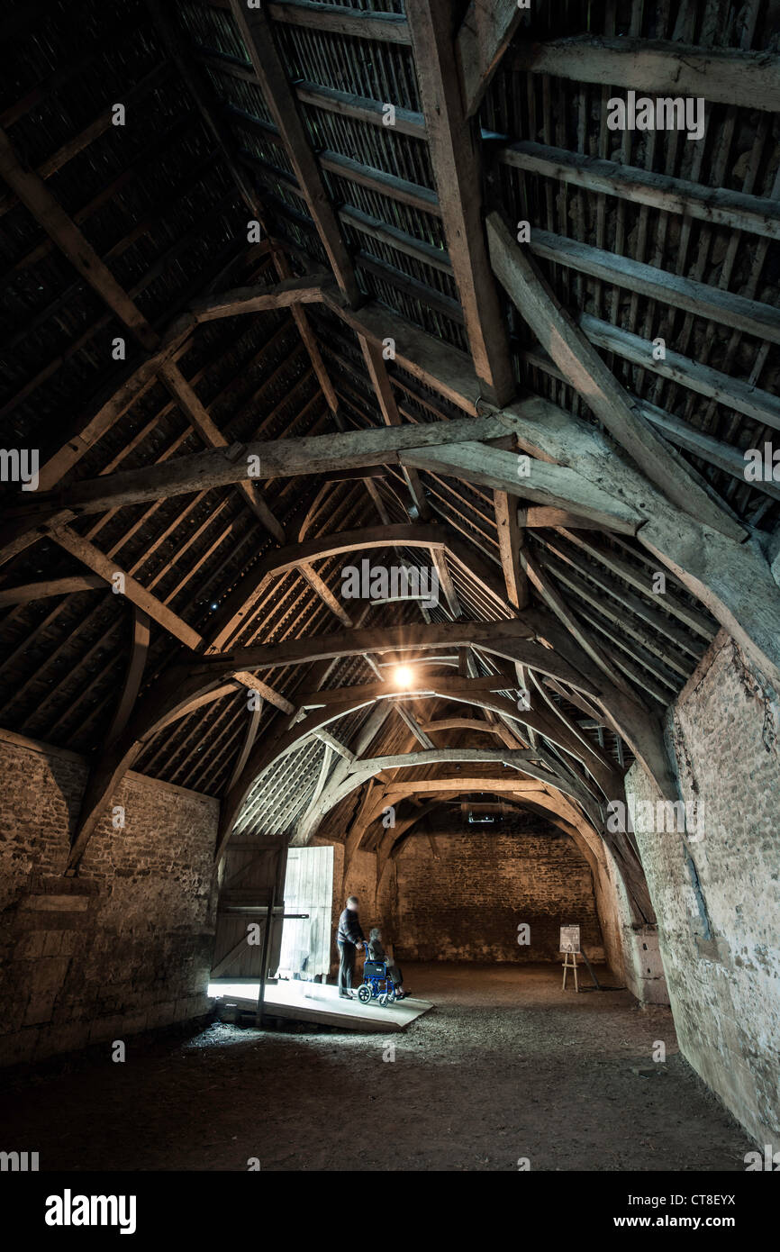 The Tithe Barn Stock Photo - Alamy