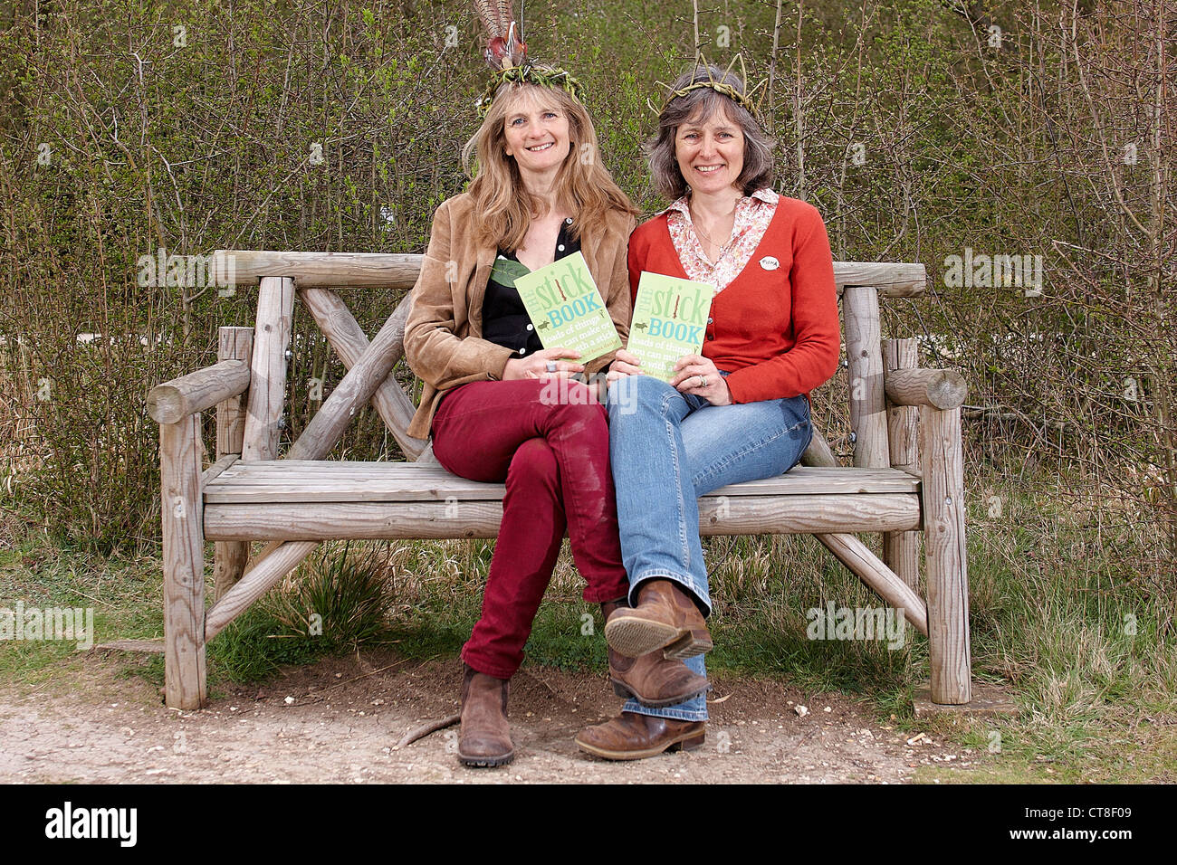 Adventures with Sticks book authors Jo Schofield (L) & Fiona Danks (R ...