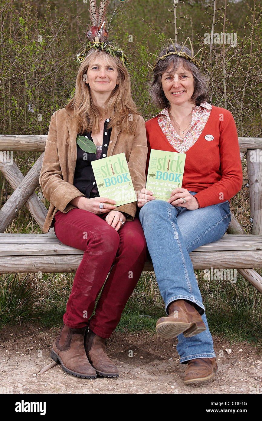 Adventures with Sticks book authors Jo Schofield (L) & Fiona Danks (R ...