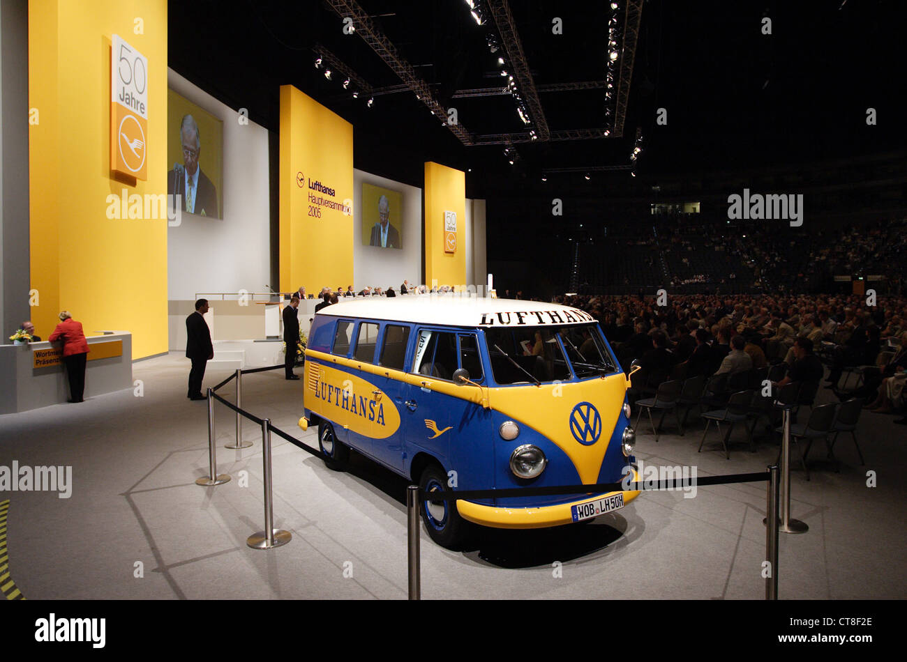 Annual General Meeting of the Lufthansa German Airlines Stock Photo - Alamy