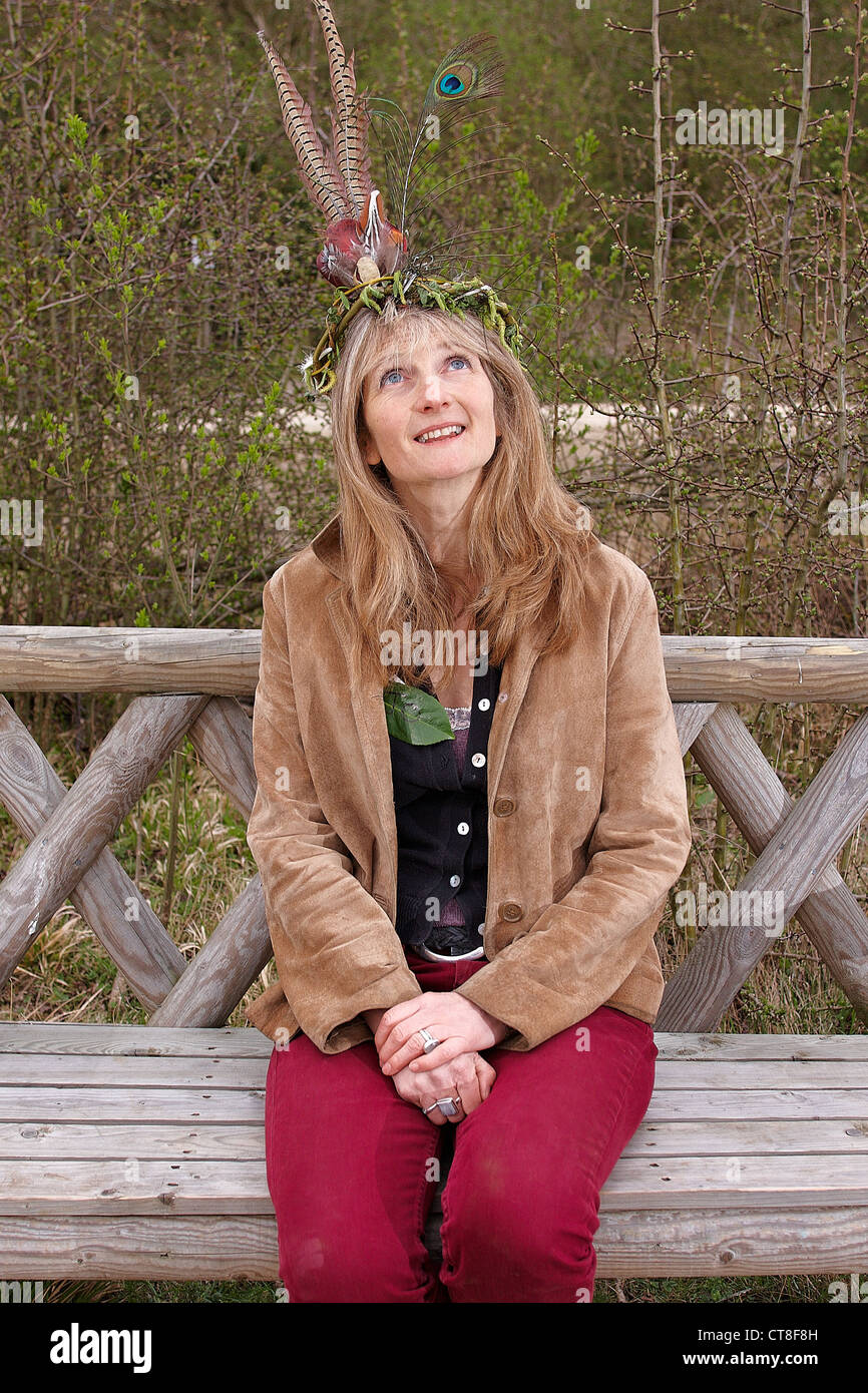 Adventures with Sticks book author Jo Schofield at launch event at ...