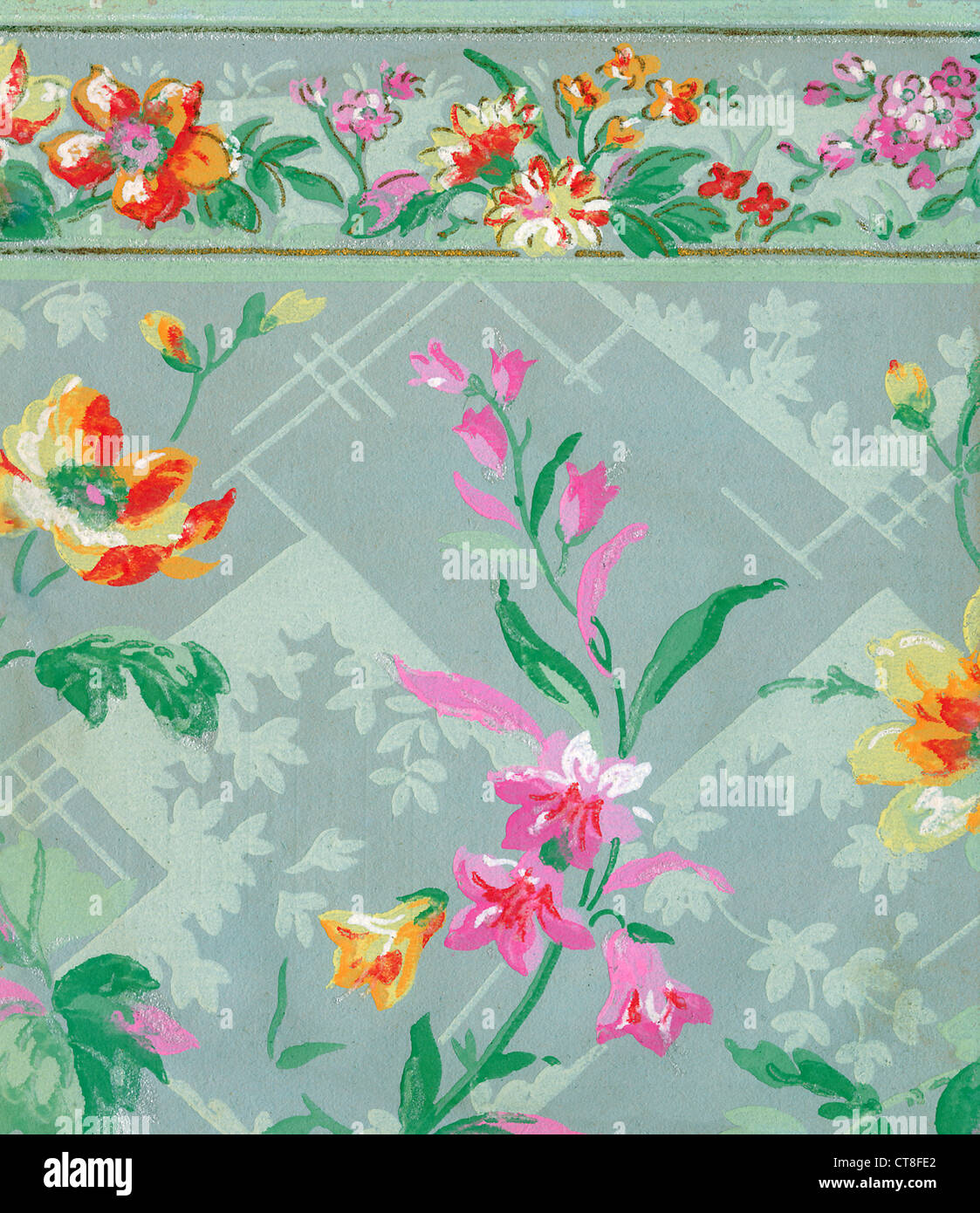 American wallpaper 1930s hi-res stock photography and images - Alamy