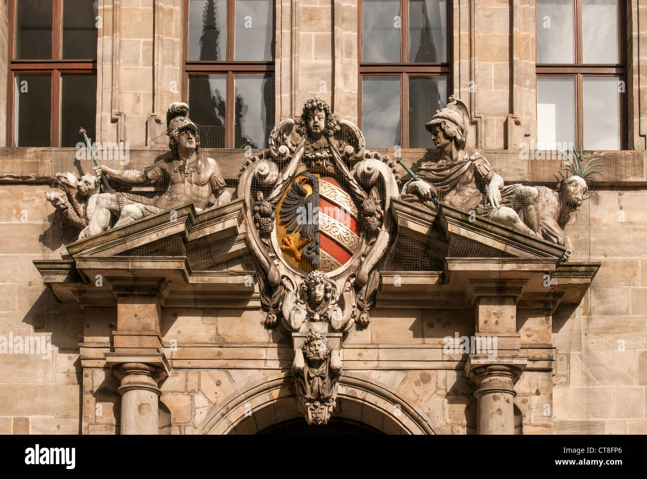 Lesser Coat of Arms (Kleine Stadtwappen) of City of Nuremberg (Nürnberg ...