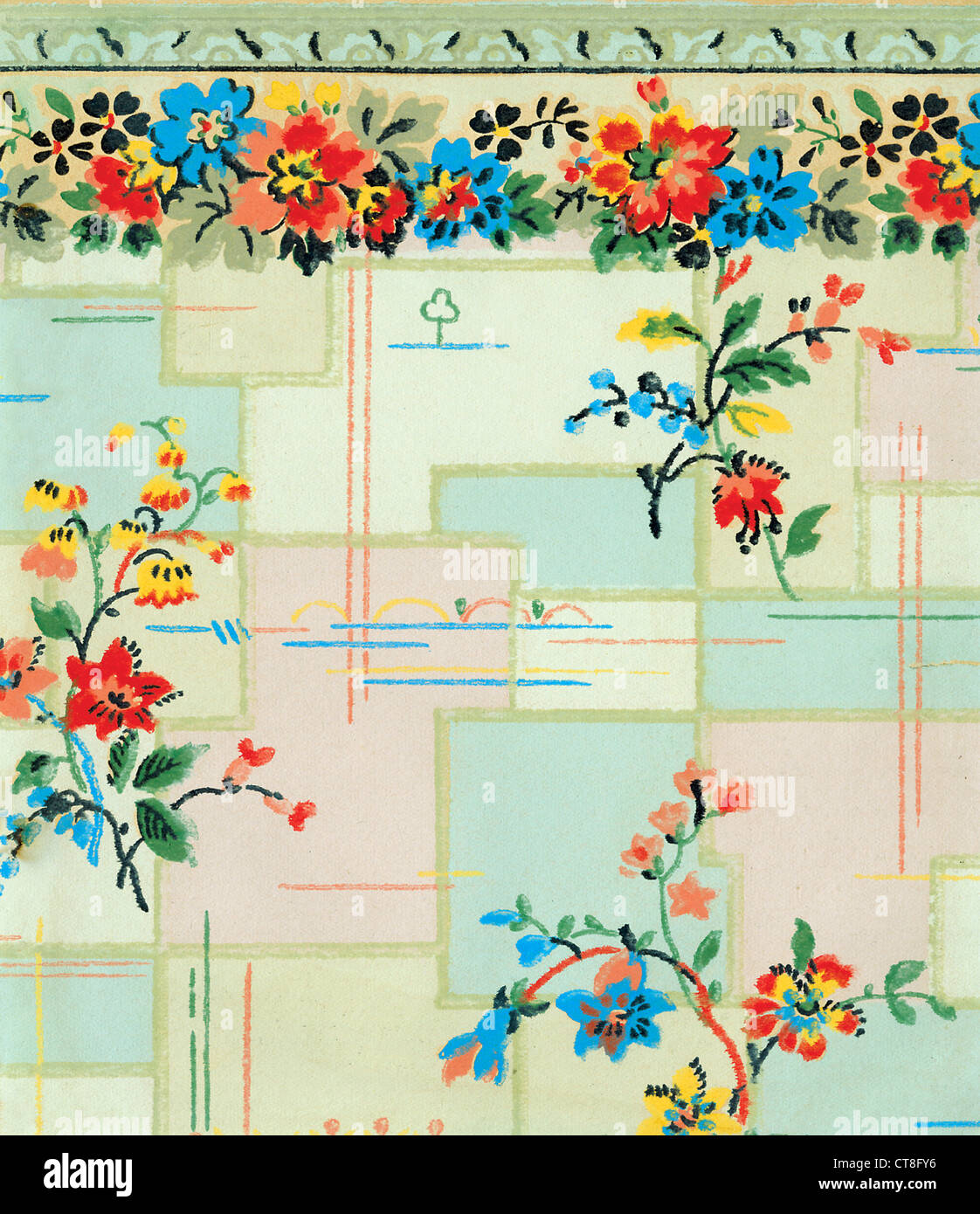 American wallpaper 1930s hi-res stock photography and images - Alamy