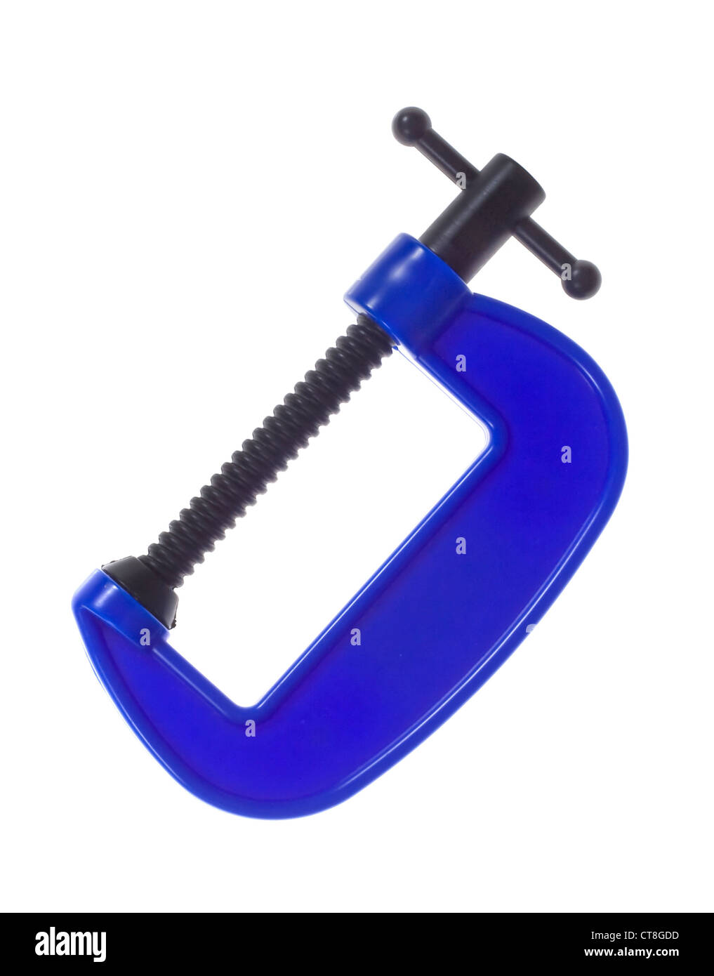 Wood Clamp, plastic toy on white background Stock Photo - Alamy