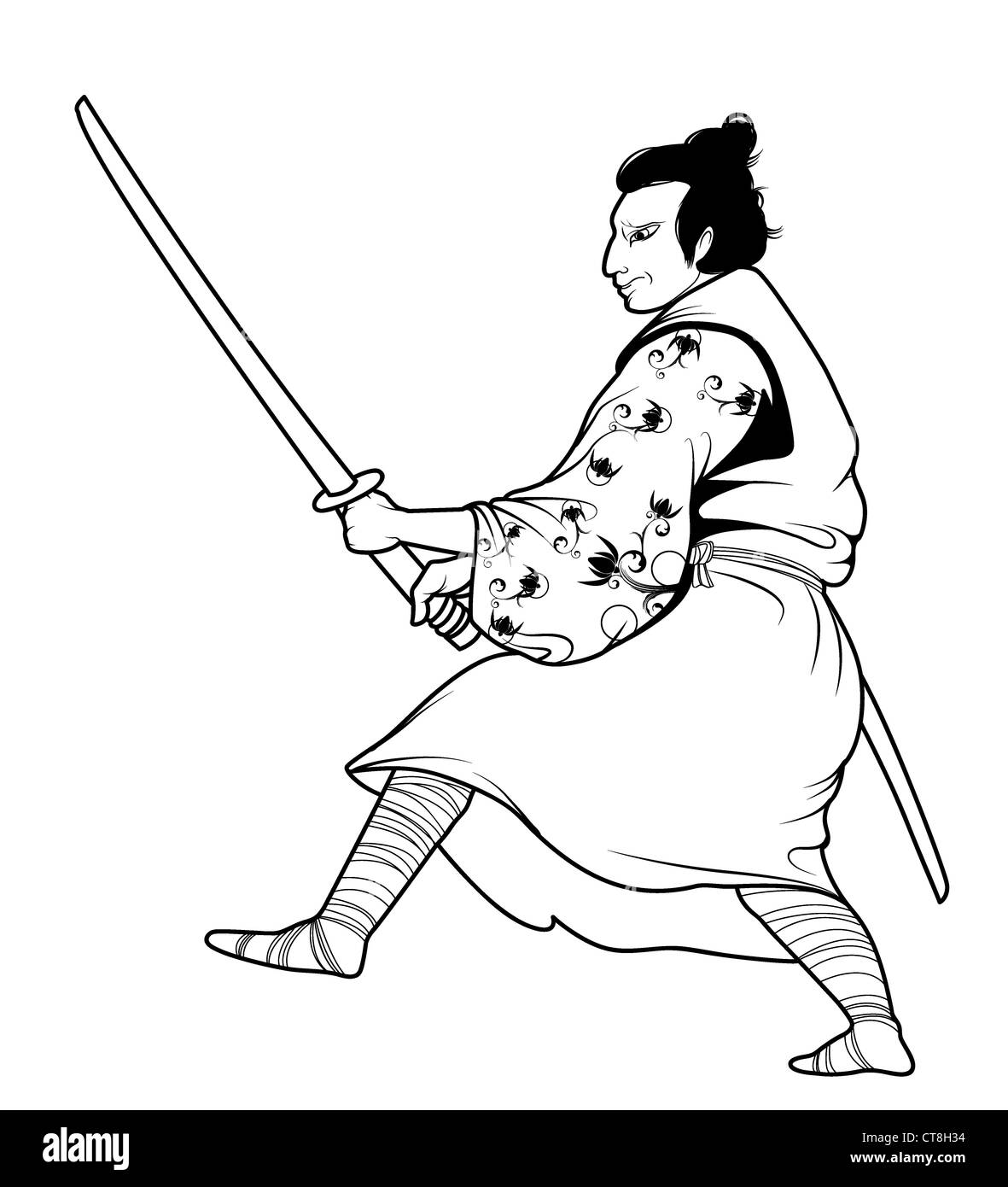 Samurai Cut Out Stock Images & Pictures - Alamy