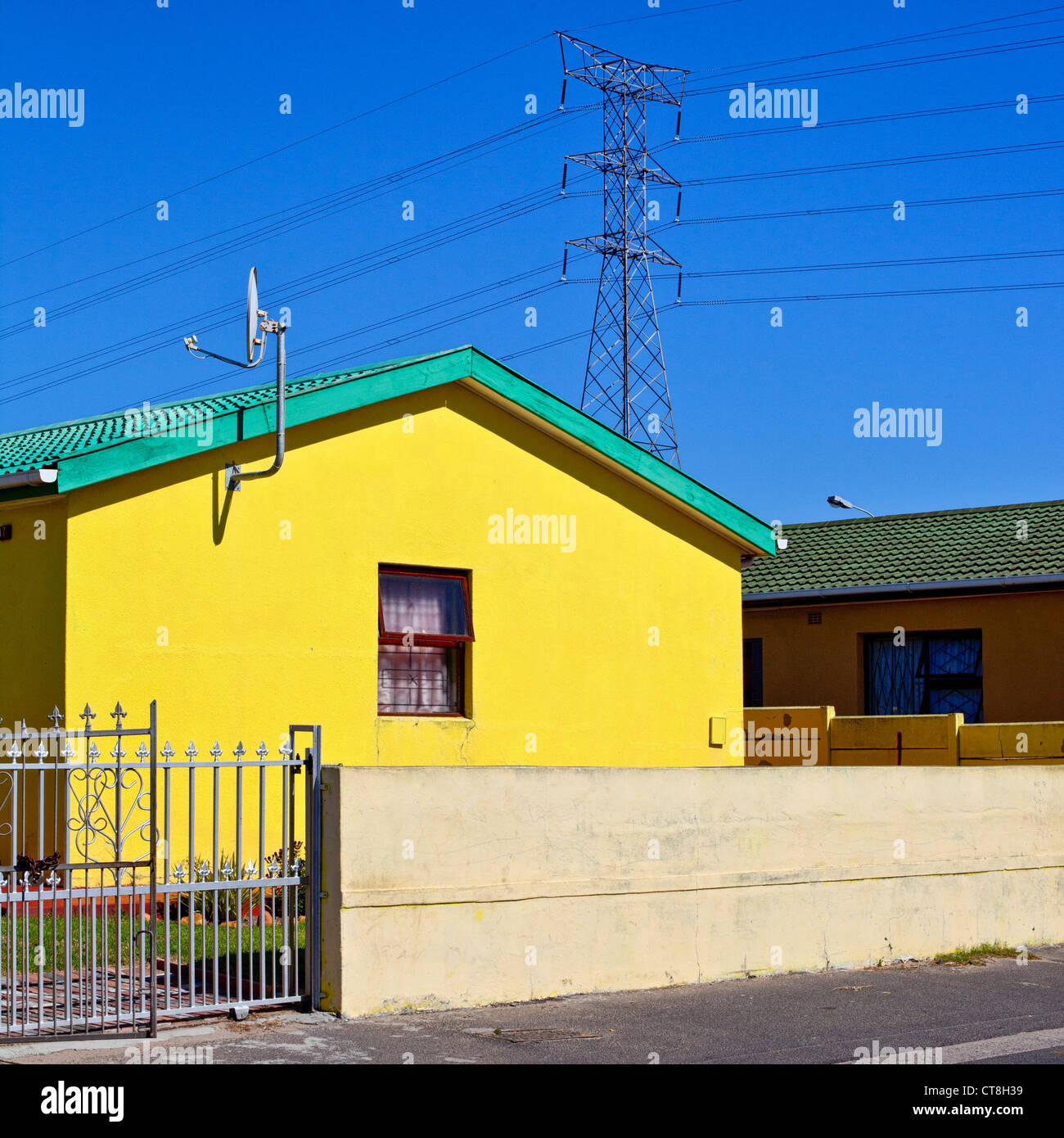 Modern homes in an area called Rockefeller centre in Langa African ...