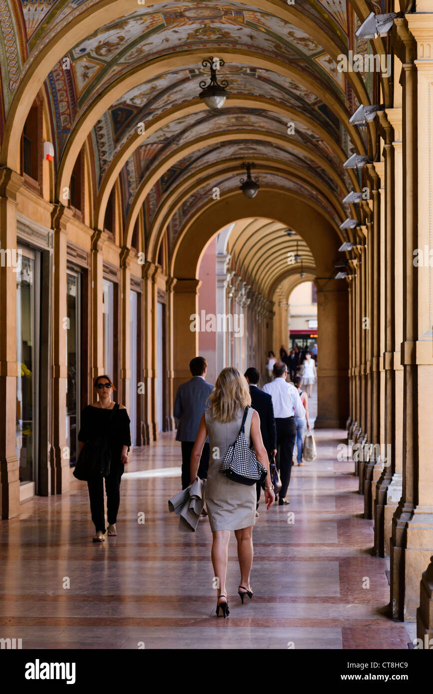 Portico, Bologna, Italy,Europe Stock Photo - Alamy