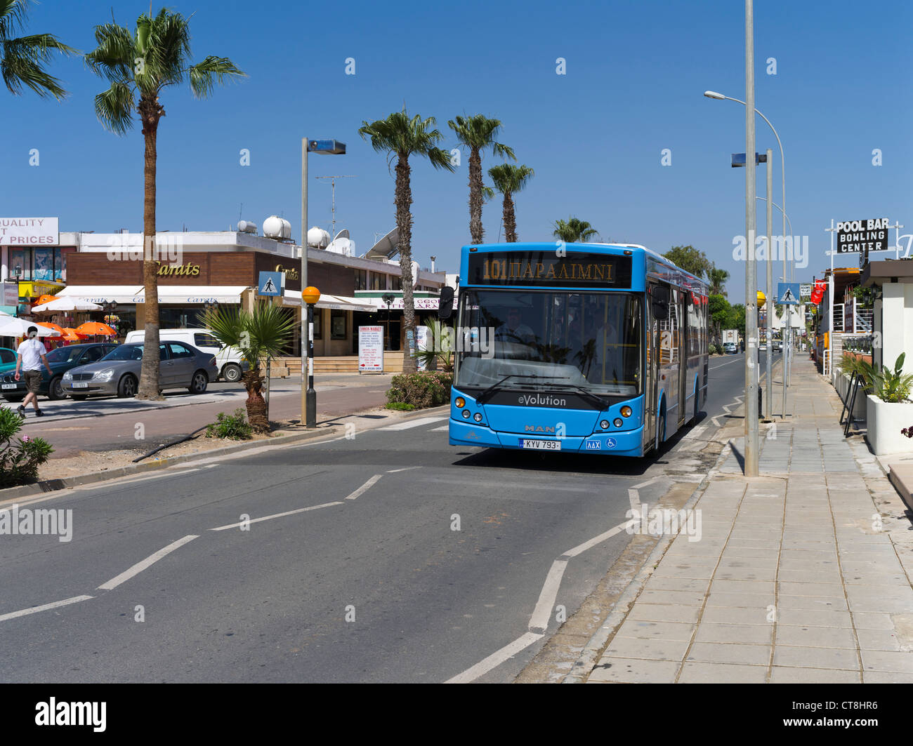 dh AYIA NAPA CYPRUS Local Cypriot MAN Evolution single decker bus ...
