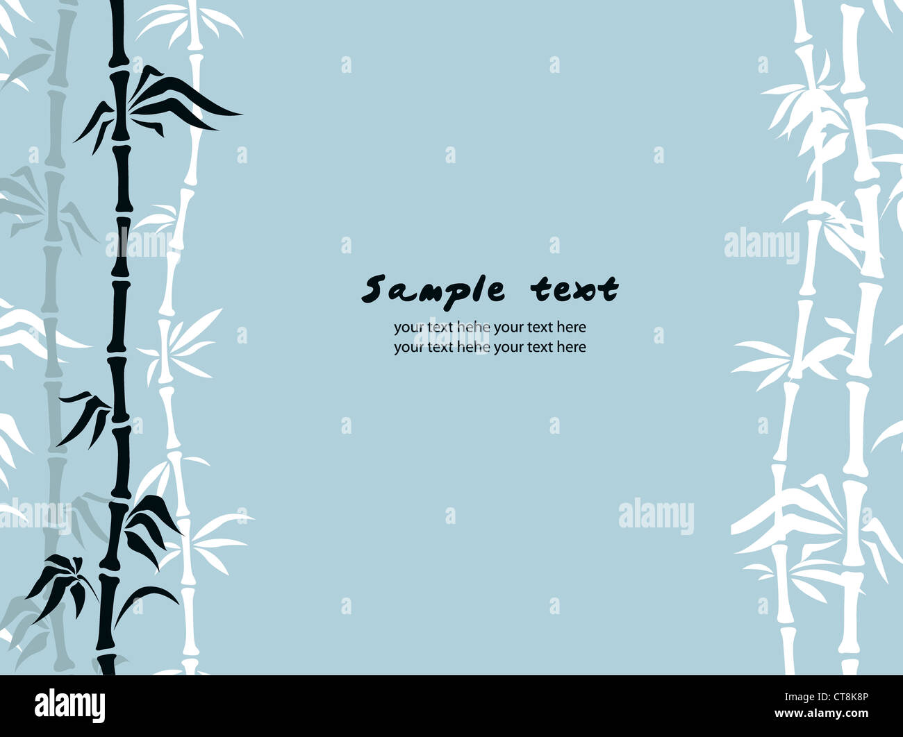 bamboo background vector illustration Stock Photo - Alamy