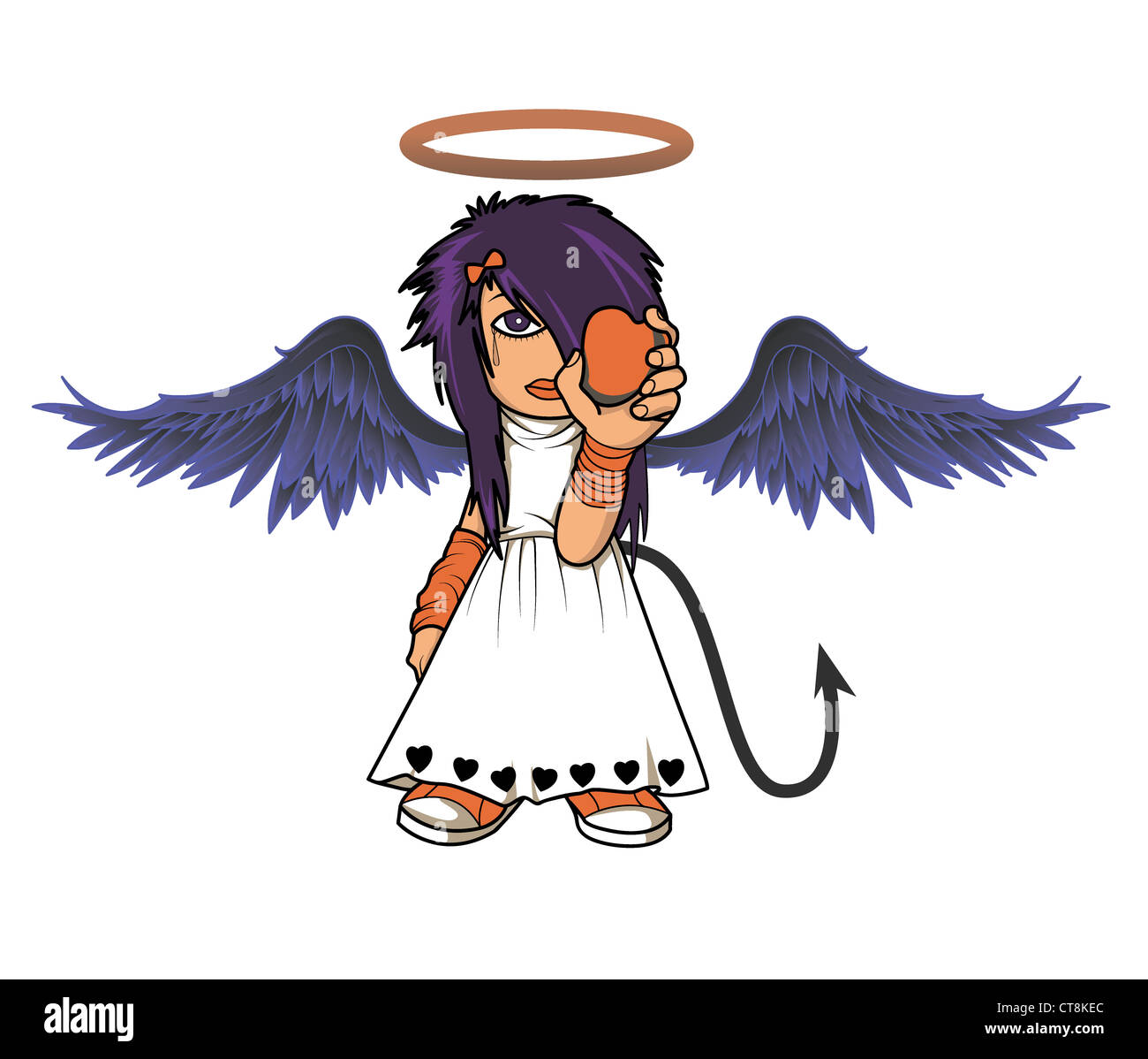 abstract emo silhouette Stock Photo - Alamy