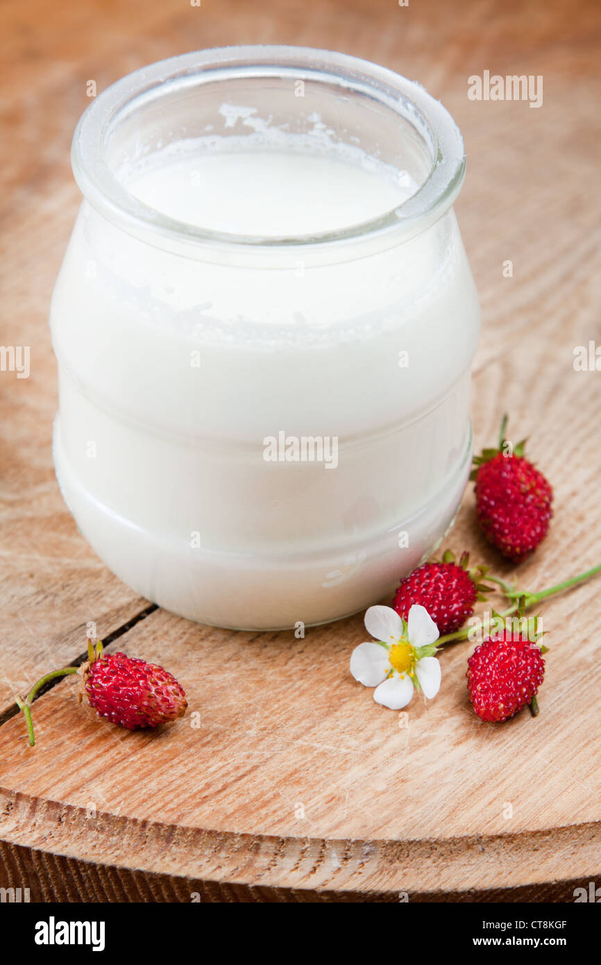 Glass pot curdled milk hi-res stock photography and images - Alamy