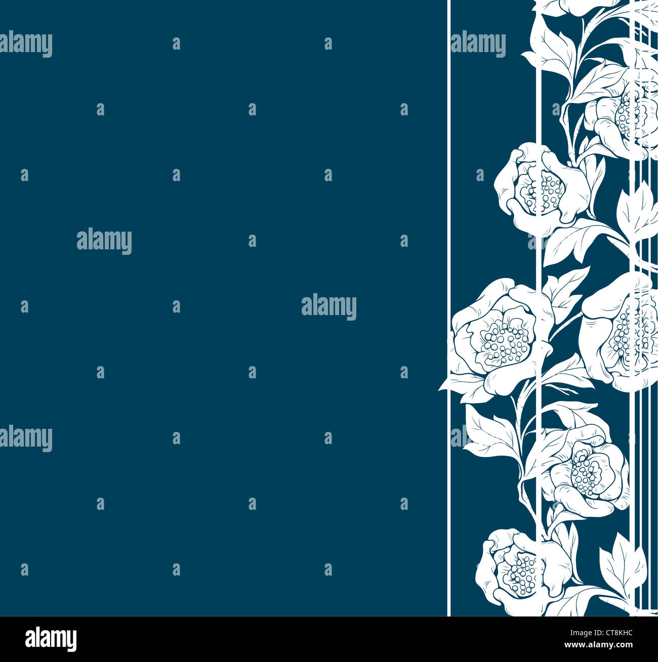 vector spring floral background Stock Photo - Alamy