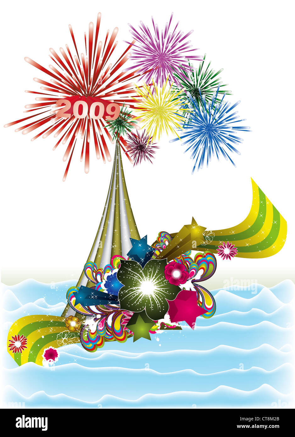 vector christmas background Stock Photo - Alamy