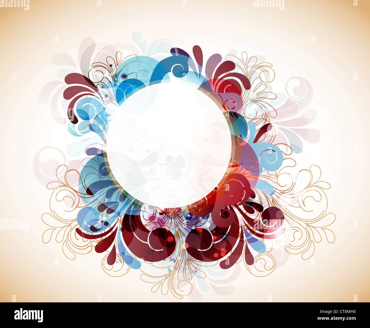 Swirls frame hi-res stock photography and images - Alamy