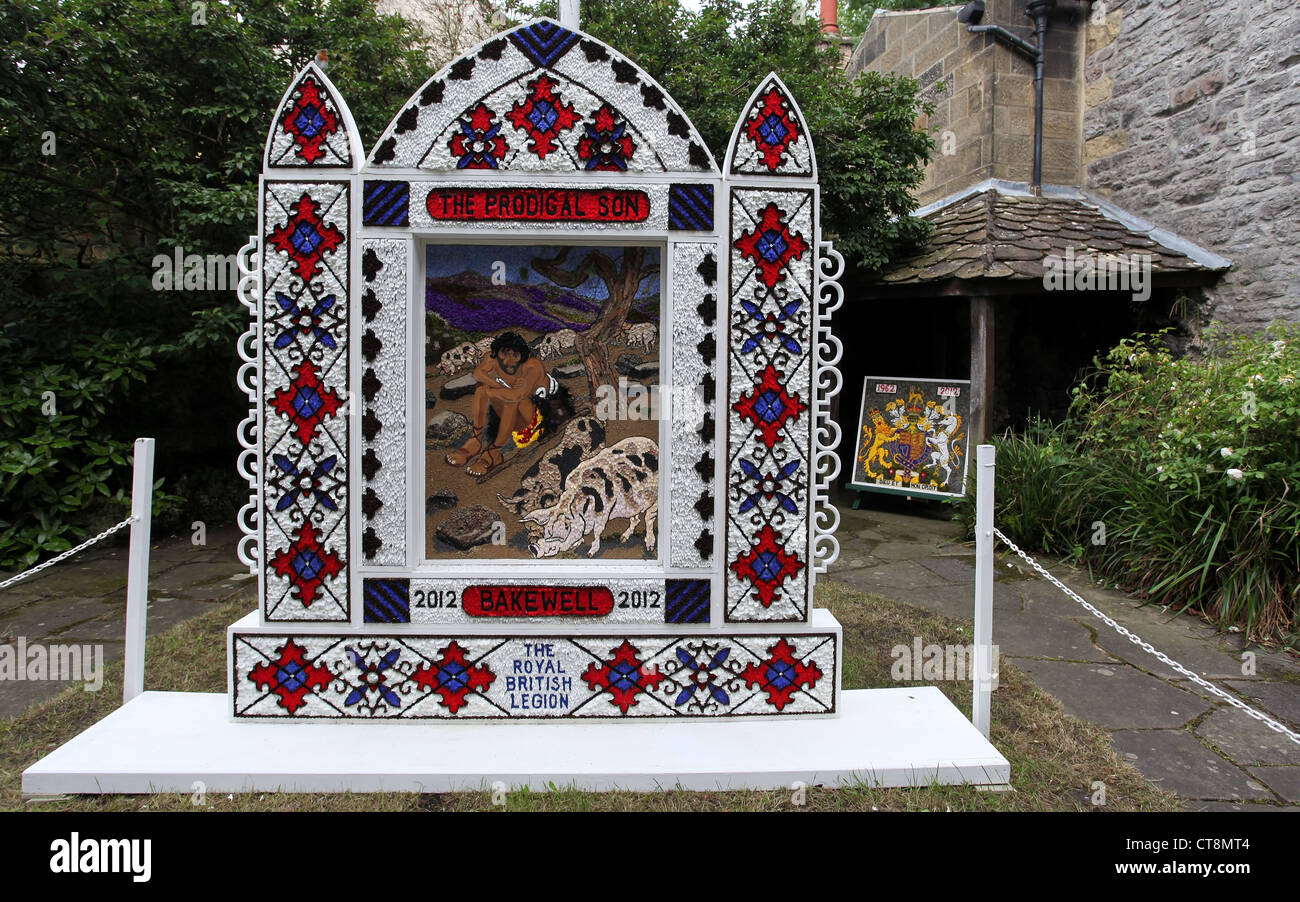 2012 Bakewell Well Dressing Stock Photo - Alamy