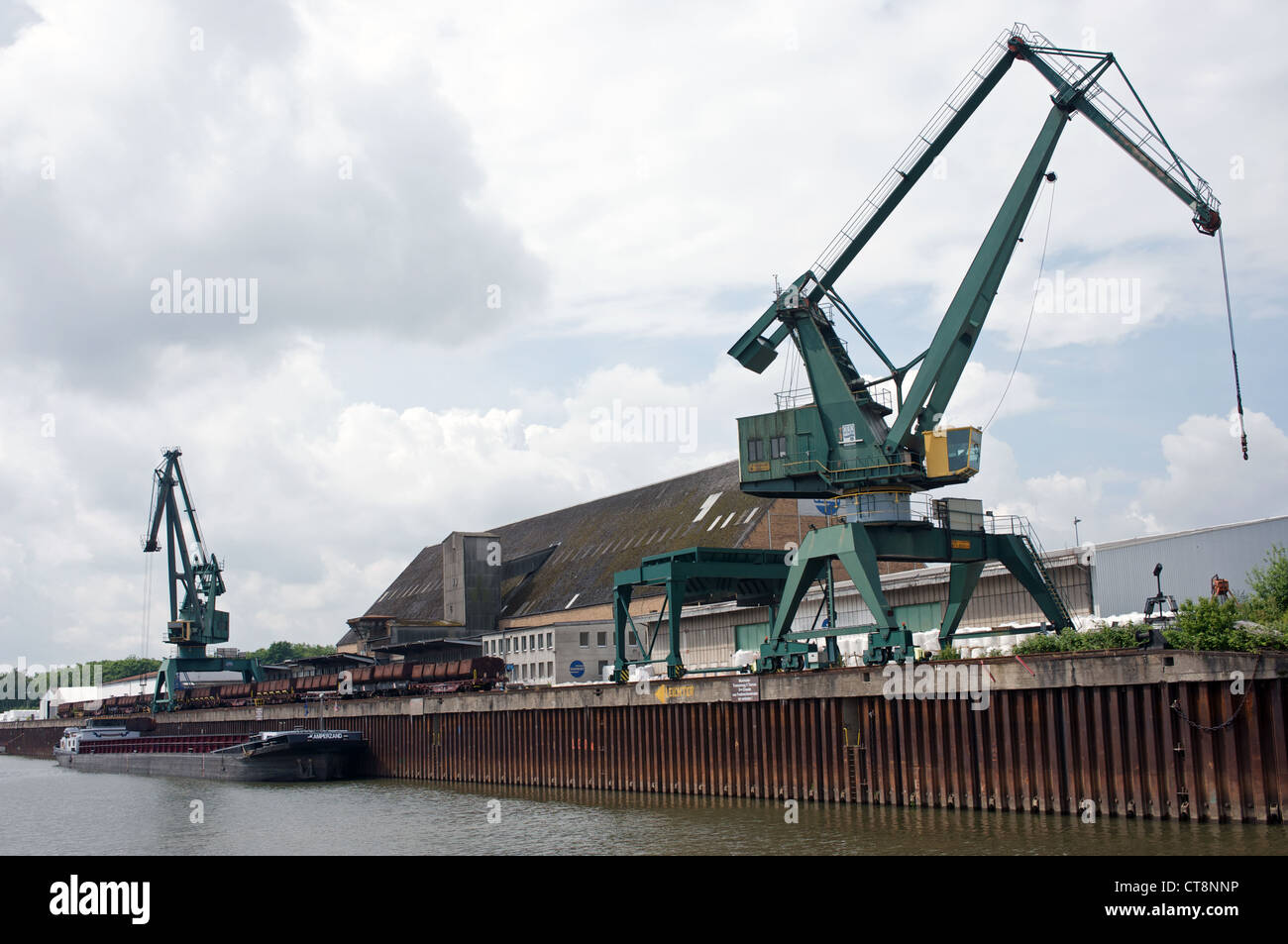 Niehl docks Cologne Germany Stock Photo - Alamy