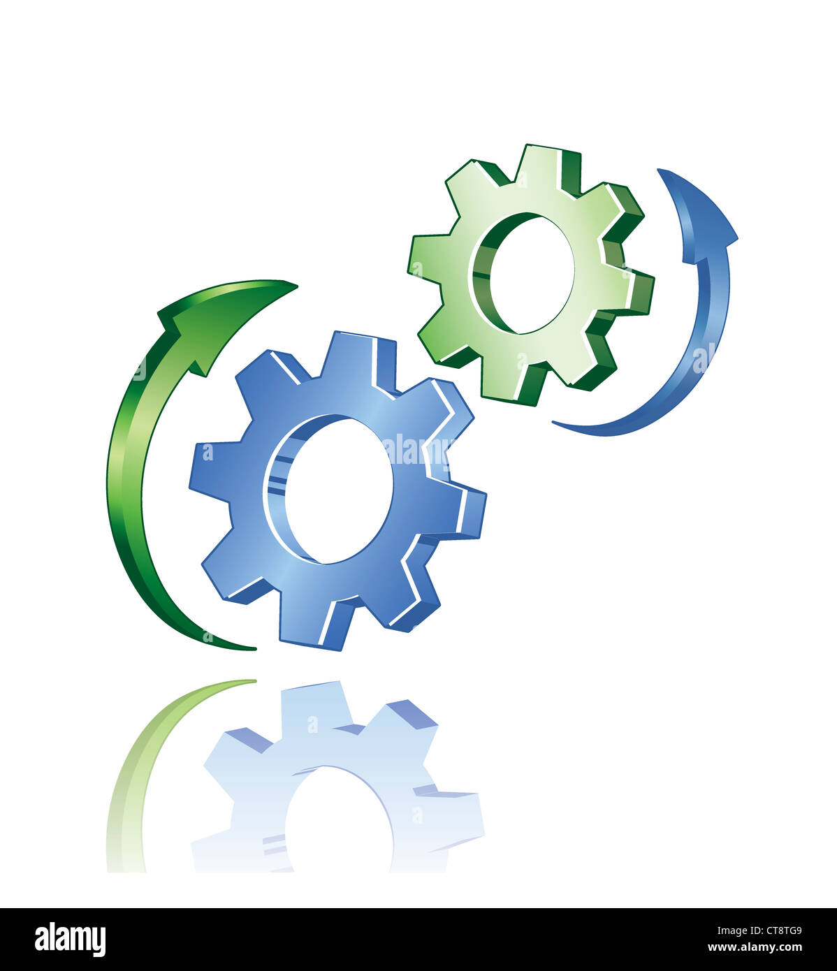 vector settings icon Stock Photo - Alamy