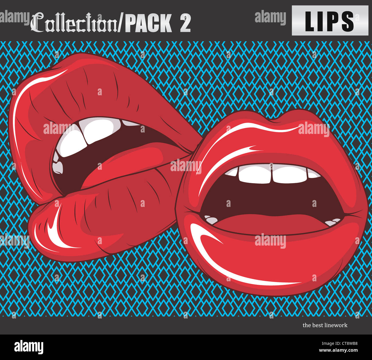 mouth vector set Stock Photo - Alamy