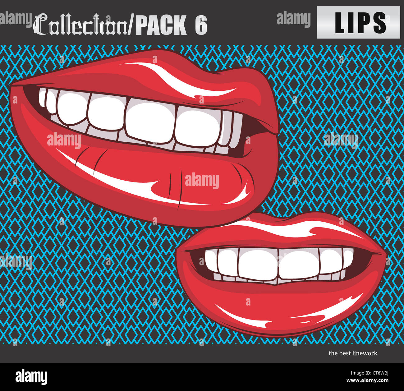mouth vector set Stock Photo - Alamy