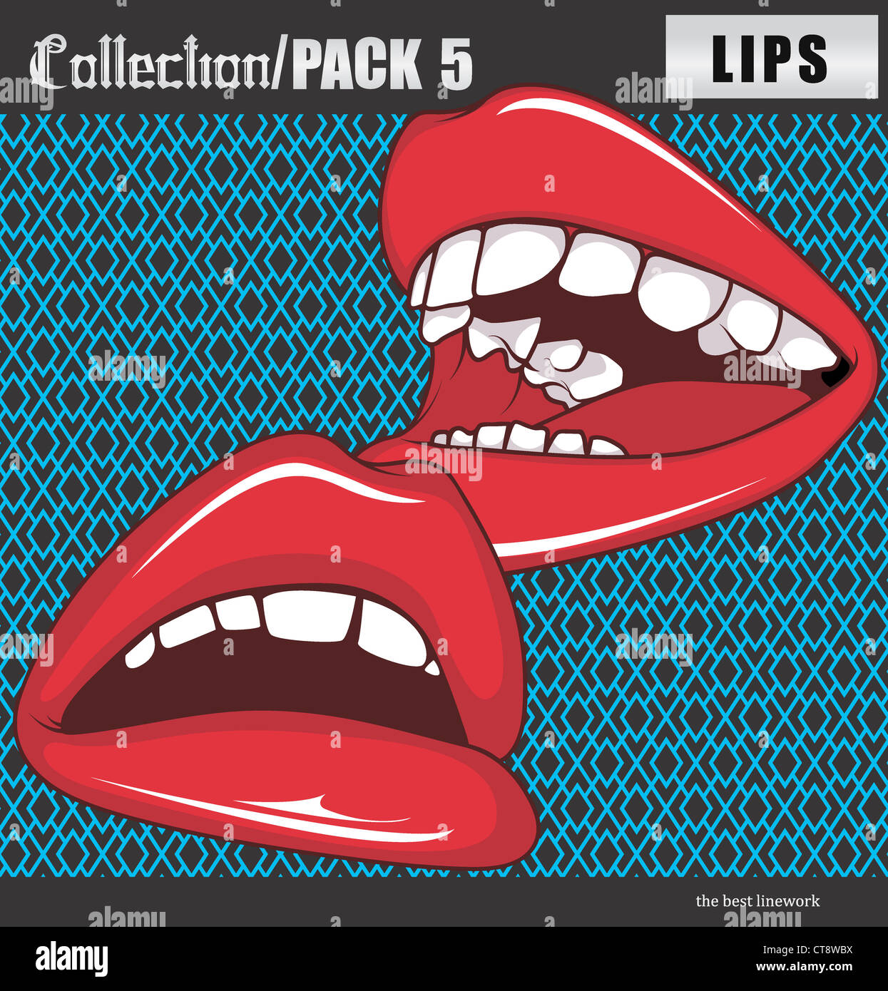 mouth vector set Stock Photo - Alamy