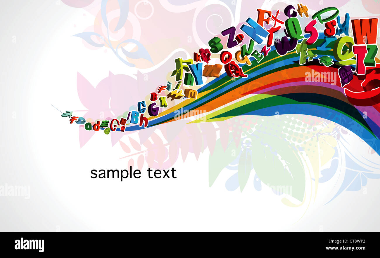 vector colorful abstract background Stock Photo - Alamy